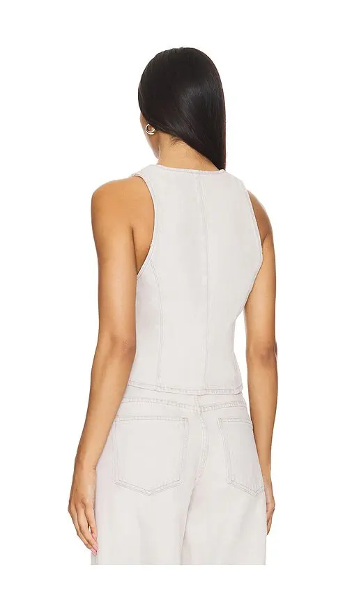 AGOLDE Heller Vest - Light Grey