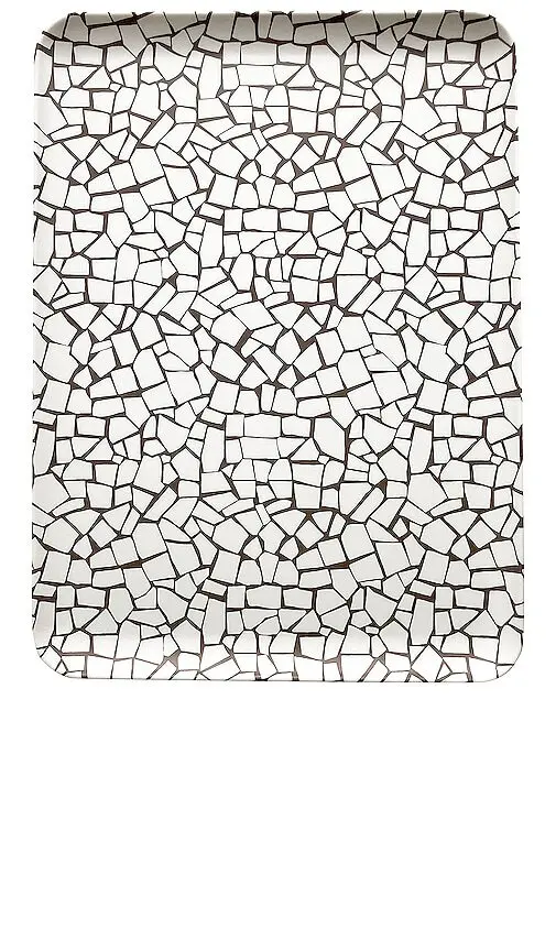 XENIA TALER Crackle Large Tray - Brown