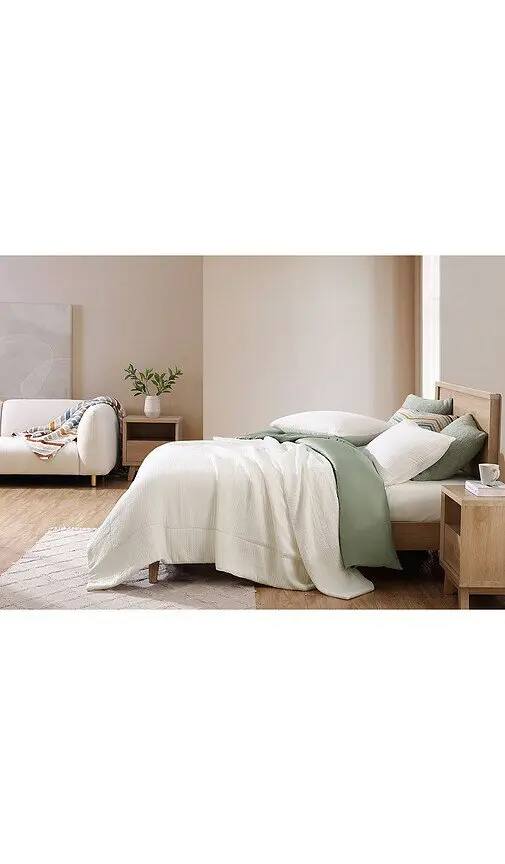 SUNDAY CITIZEN King Herringbone Snug Sham Set