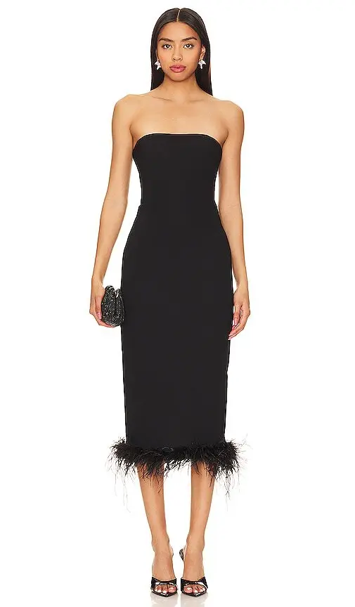Amanda Uprichard X Revolve Simpson Dress - Black