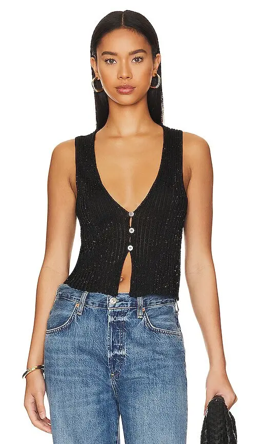 Free People Seascape Knit Vest