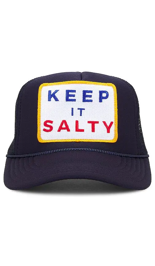 FRIDAY FEELIN Salty Trucker Cap - Blue