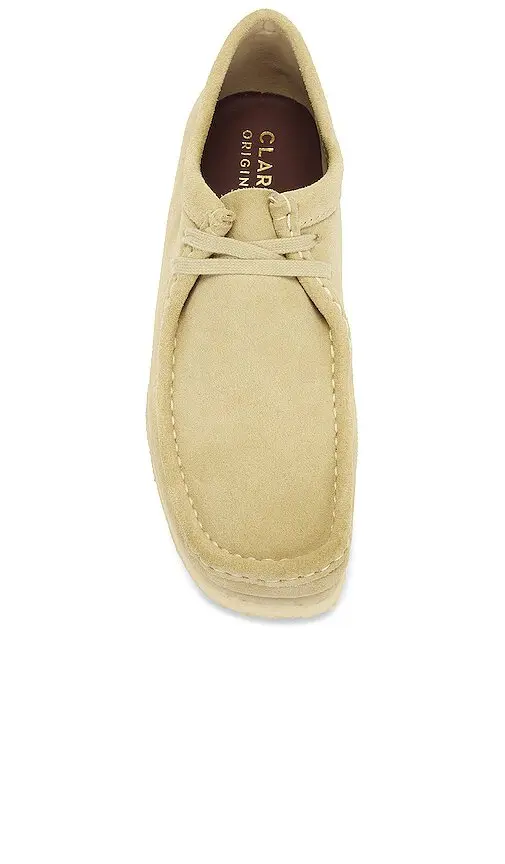 Clarks Wallabee Suede Lace-up Casual Shoes - Brown