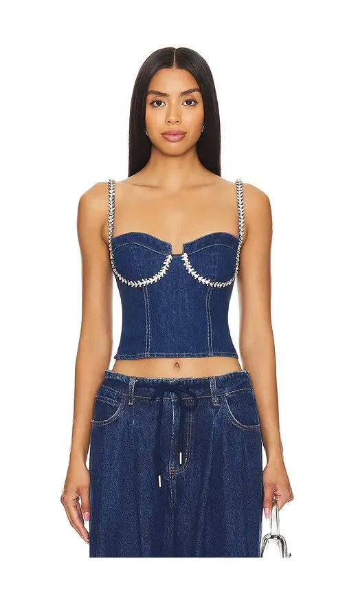 Superdown Ash Bustier Top