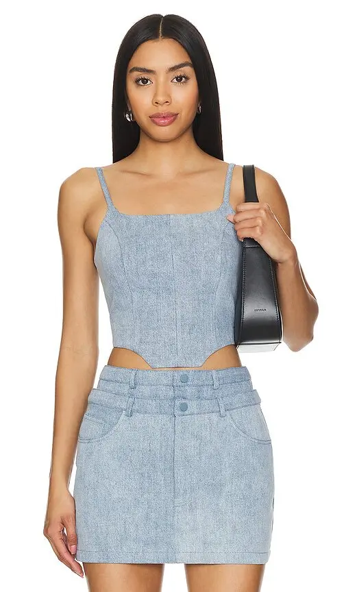 NONCHALANT LABEL Bea Crop Top