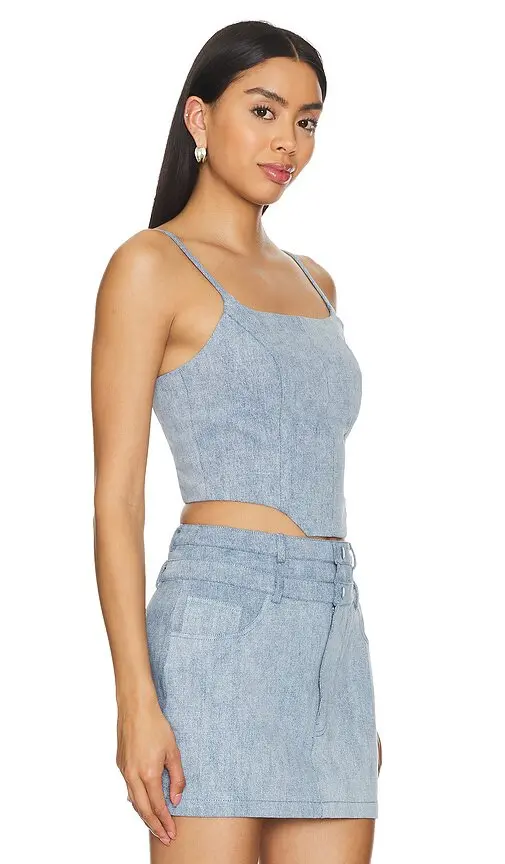 NONCHALANT LABEL Bea Crop Top