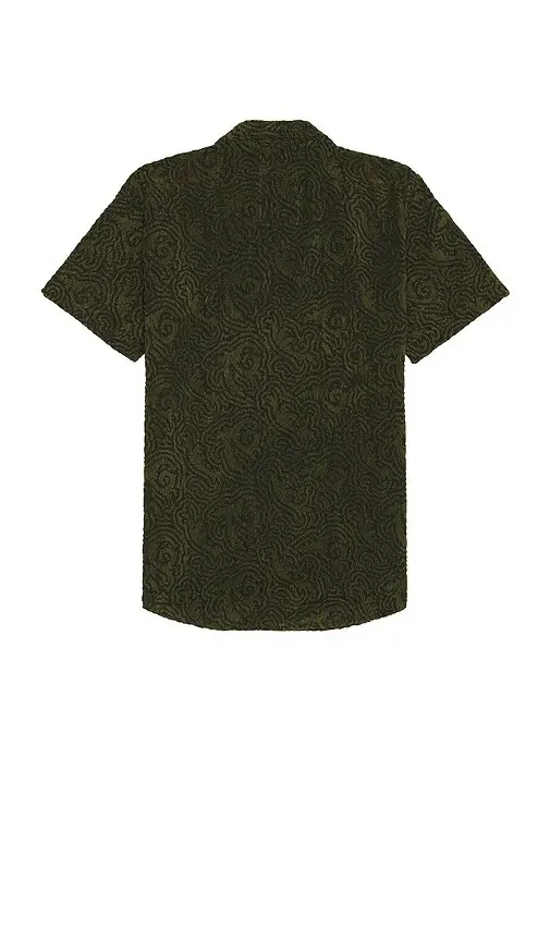 Oas Squiggle Cuba Terry Shirt In . Also - Green