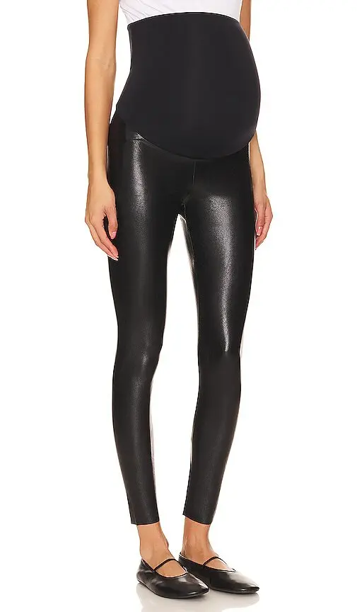Commando Faux Leather Maternity Legging In . Also
