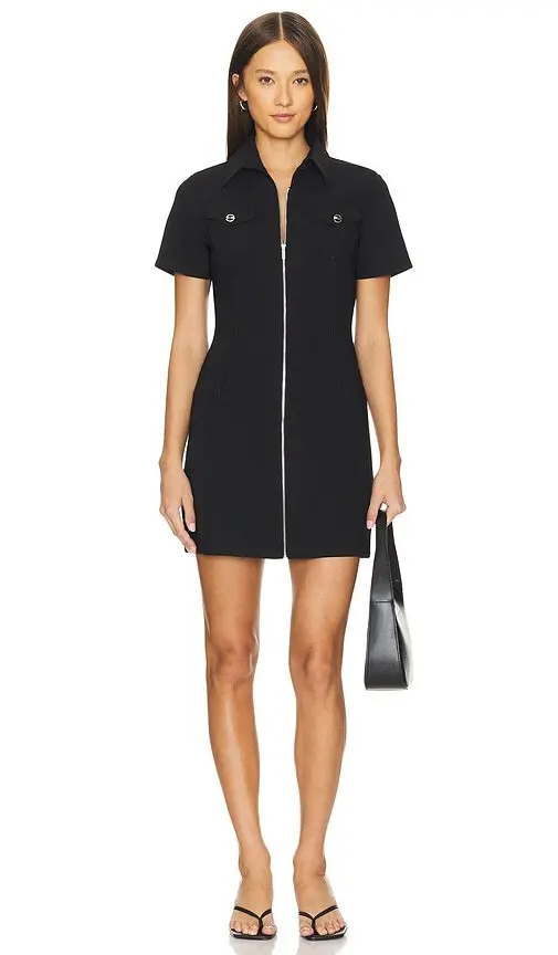 Amanda Uprichard Bianca Mini Dress - Black