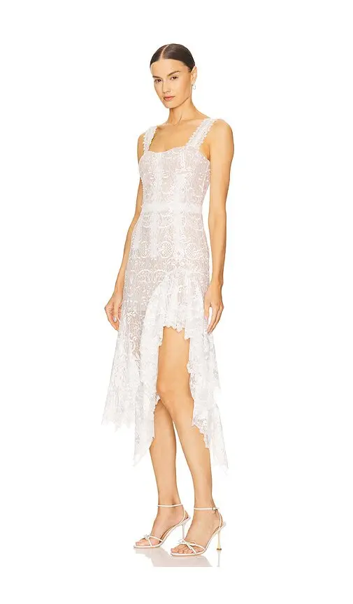 BRONX BANCO Tiffany Blanc Lace Dress