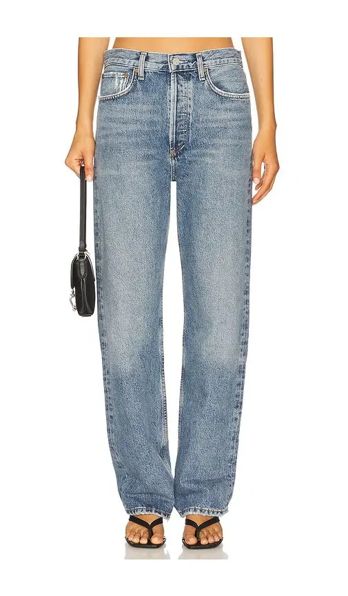 AGOLDE Fran Low Slung Easy Straight Jeans