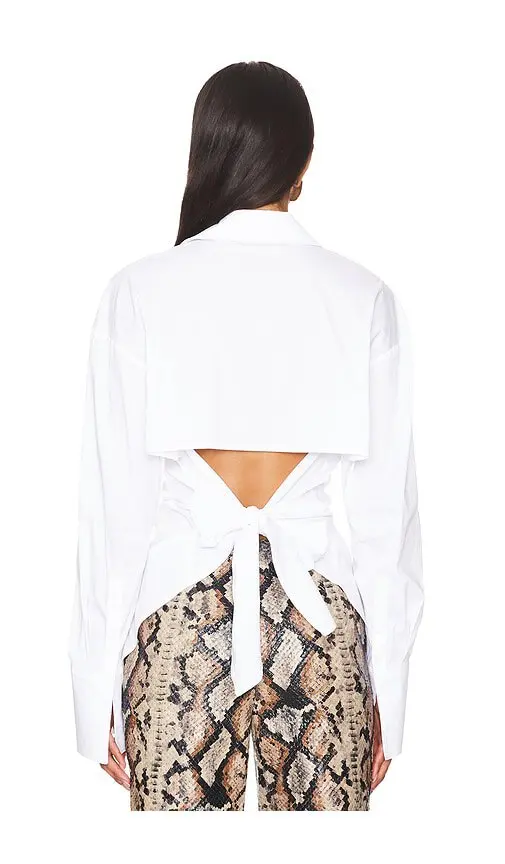 SIMONMILLER Loch Button Up Shirt - White