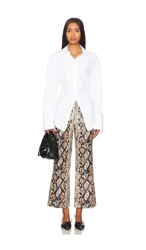 SIMONMILLER Loch Button Up Shirt - White