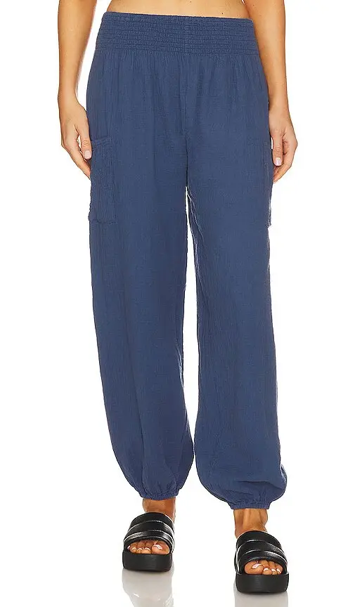 BOBI Cinched Pants - Navy