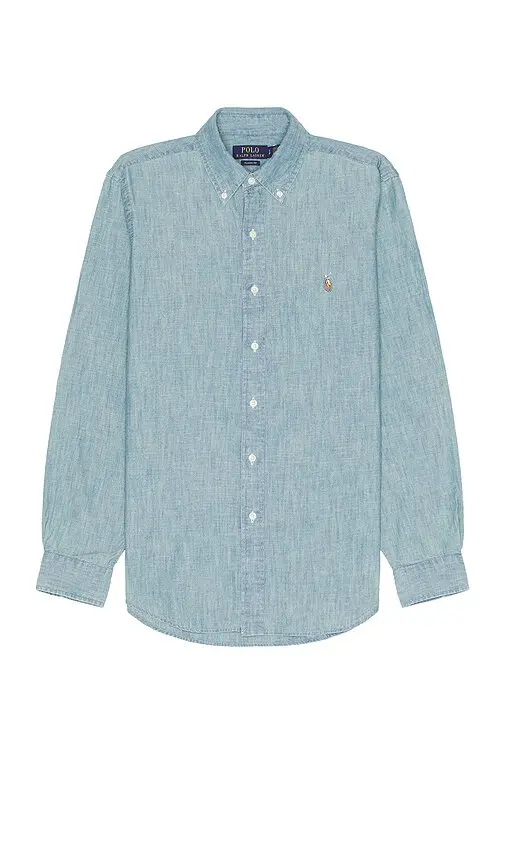 Polo Ralph Lauren Long Sleeve Chambray Sport Shirt In . Also