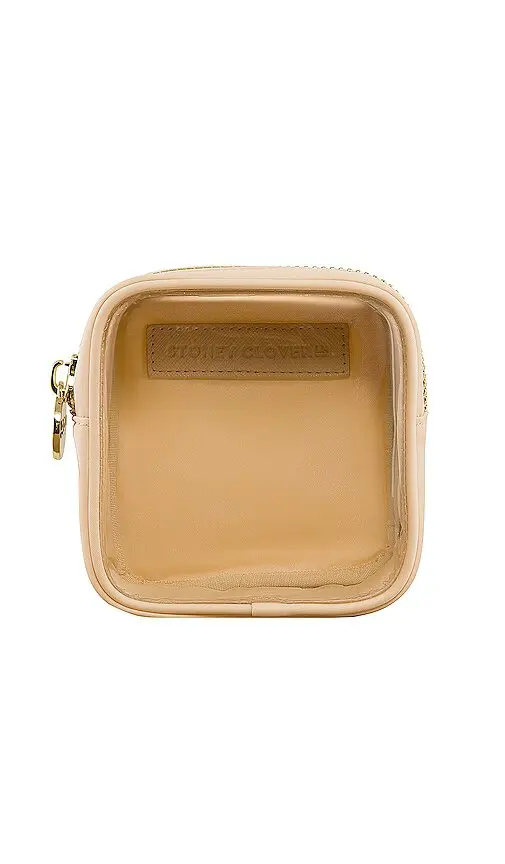 Stoney Clover Lane Clear Front Mini Pouch - Tan