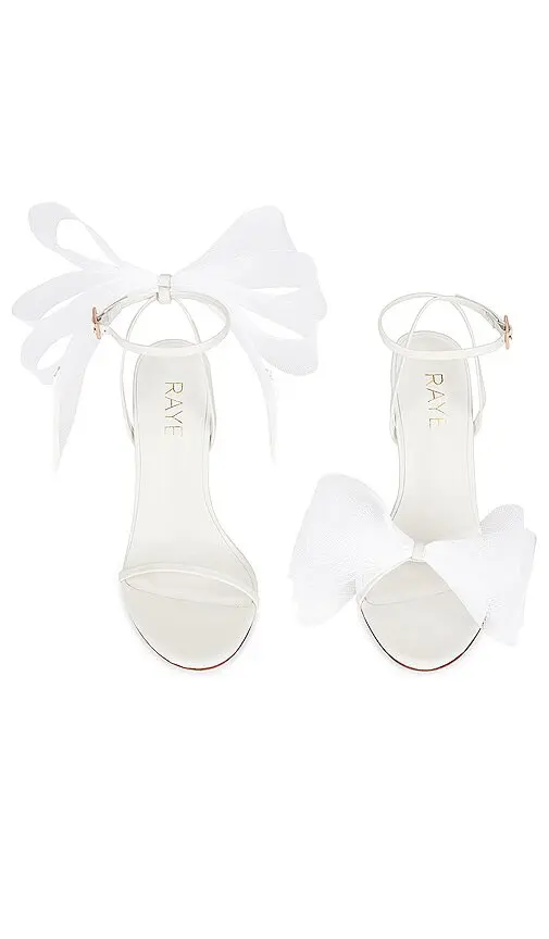 Raye Bubbly High Heel Sandals With Bow Detailing