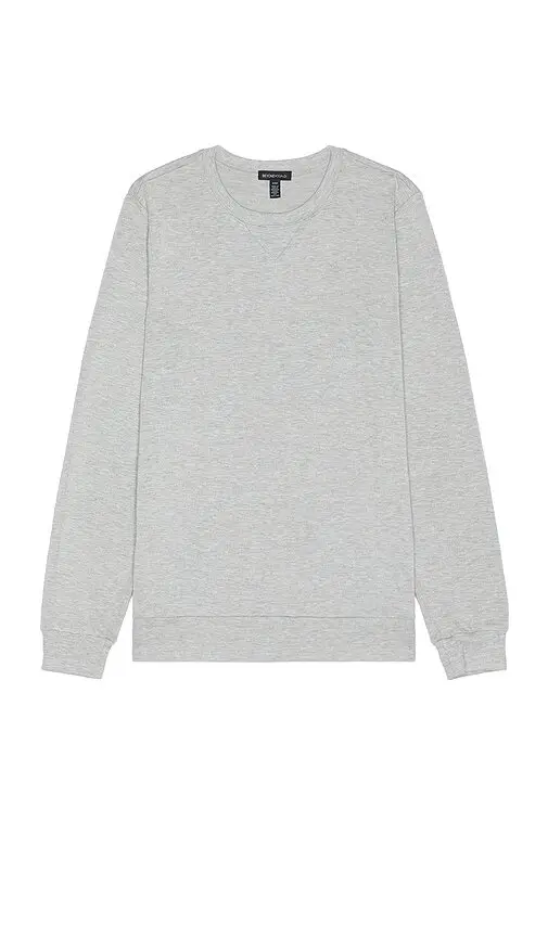 Beyond Yoga Always Beyond Pullover Crew - Light Grey