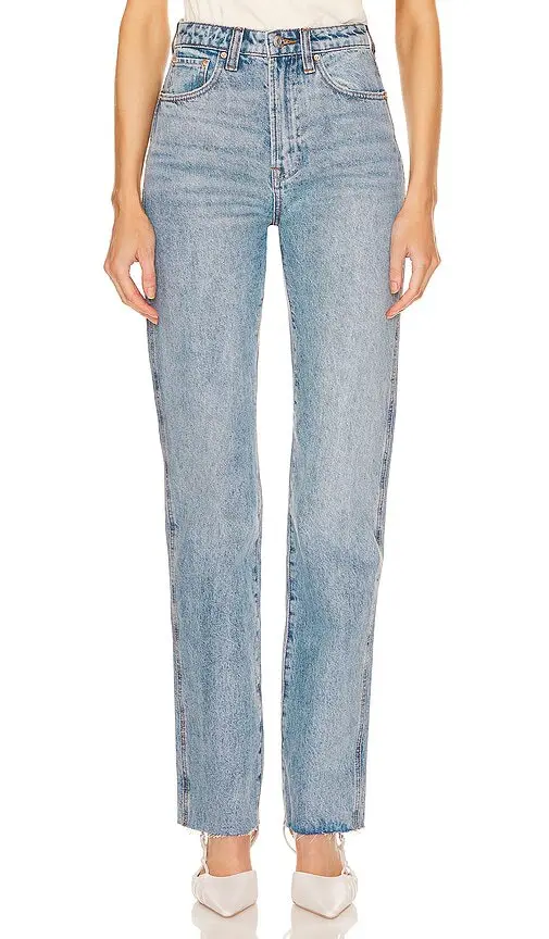 GRLFRND Sara Super High Rise Straight Jeans