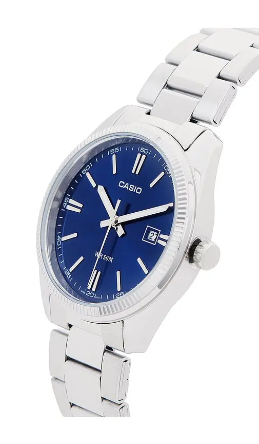 Casio Stainless Steel Bracelet Watch - Blue