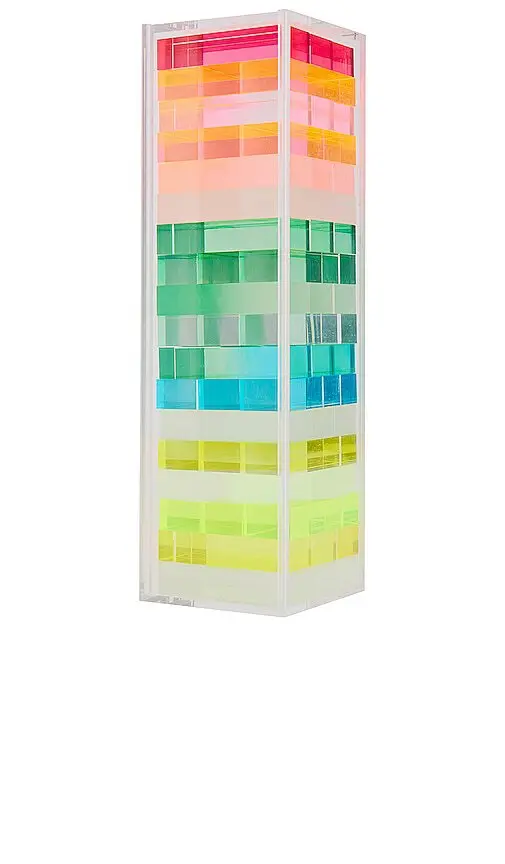 SUNNYLIFE Ombre Lucite Jumbling Tower