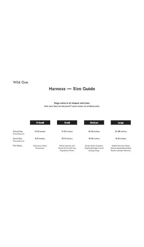 WILD ONE Harness