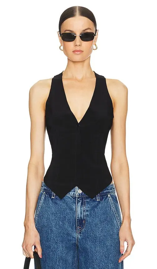 Norma Kamali Simple Vest