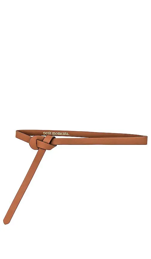 PETIT MOMENTS Loop Wrap Belt - Tan
