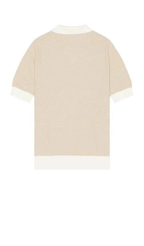 BOUND Texture Knit Polo In . Also