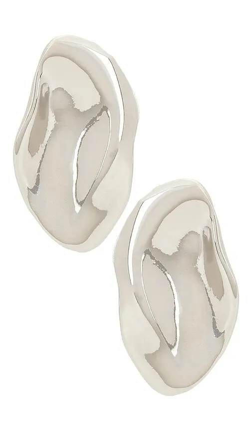 CASA CLARA Mahina Earrings - Metallic Silver