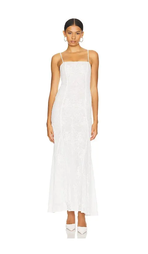 LOBA Caesarea Embroidered Maxi Dress