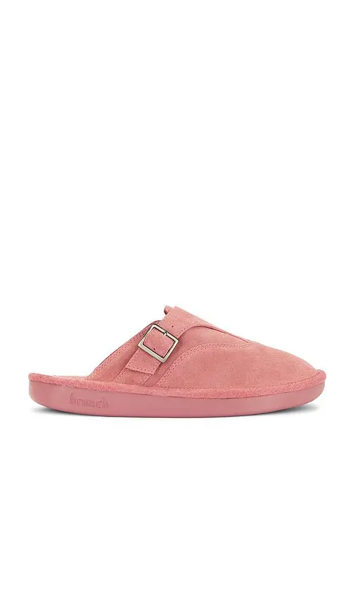 BRUNCH Amour Suede Mules - Pink