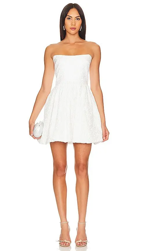 Amanda Uprichard Addison Jacquard Mini Dress