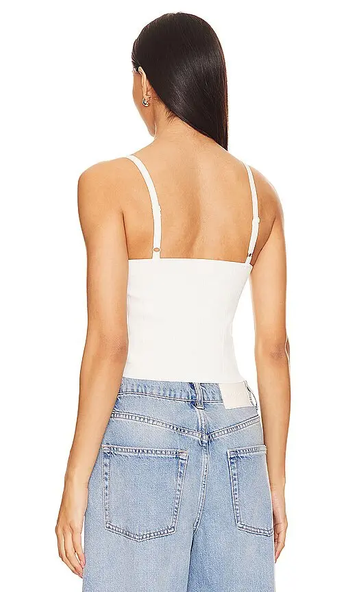 CAMILA COELHO Jade Knit Bustier
