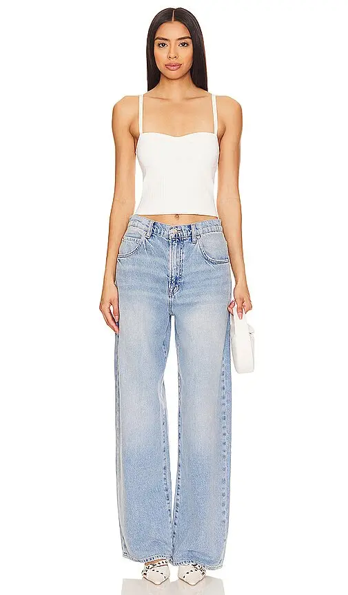 CAMILA COELHO Jade Knit Bustier