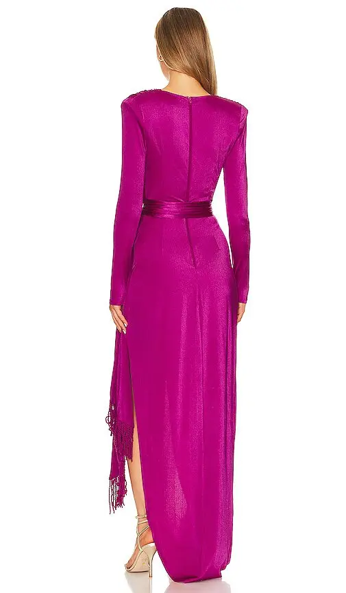BRONX BANCO Maxi Dress With Detachable Waist Tie