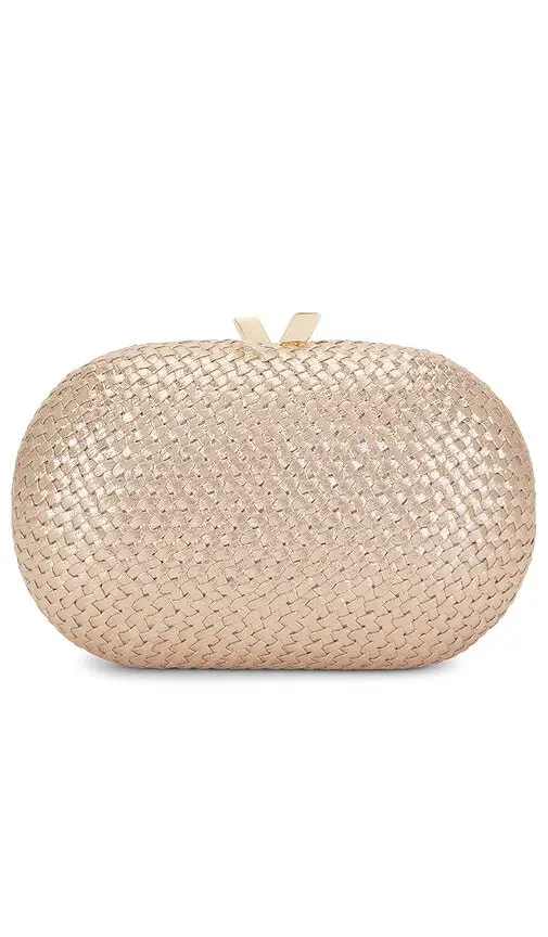 OLGA BERG Lucia Oval Clutch