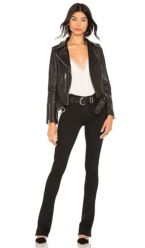 ALLSAINTS Balfern Leather Biker Jacket - Black