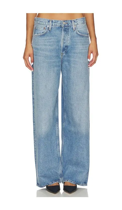 AGOLDE Low Slung Baggy Jeans - Blue