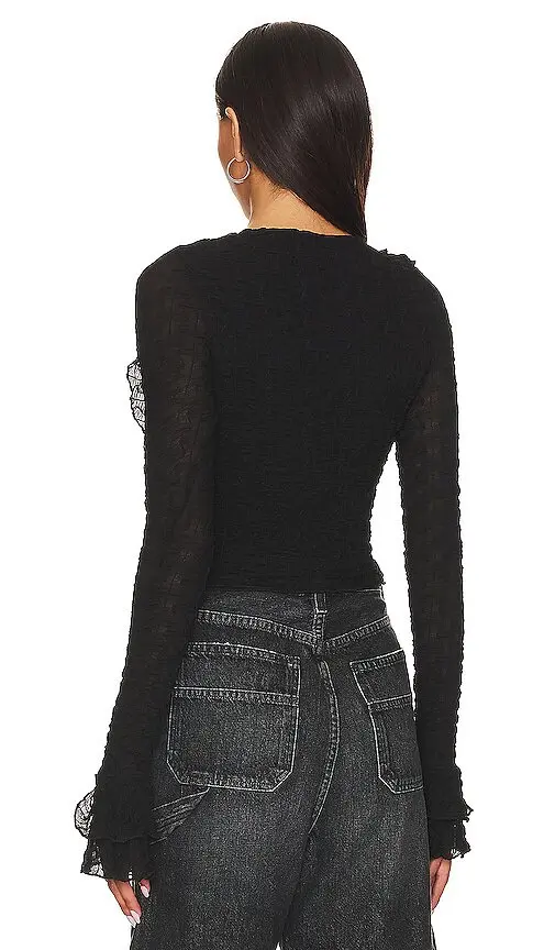 MORE TO COME Lennox Top - Black