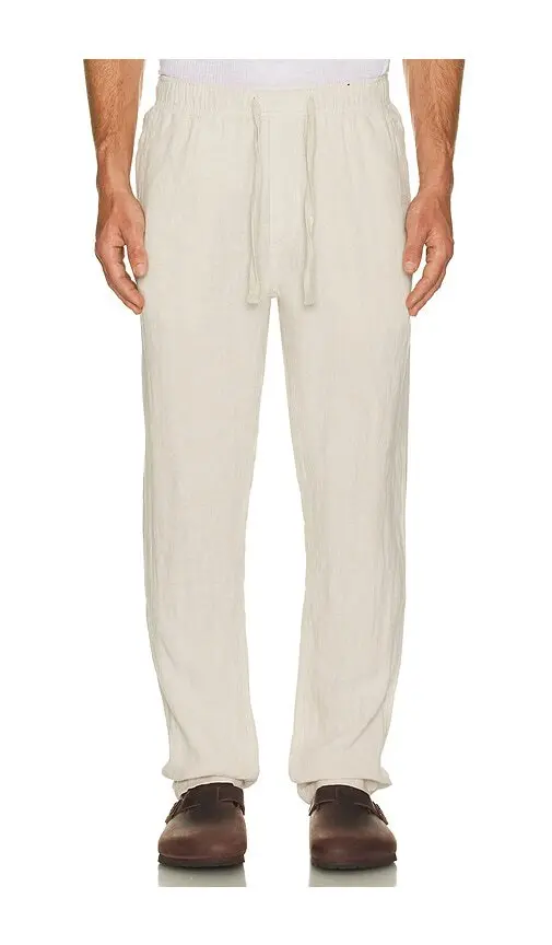 Faherty Brand Linen Drawstring Pant