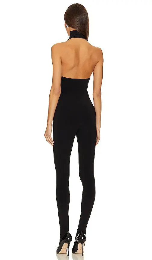 Norma Kamali X Revolve Halter Turtle Catsuit