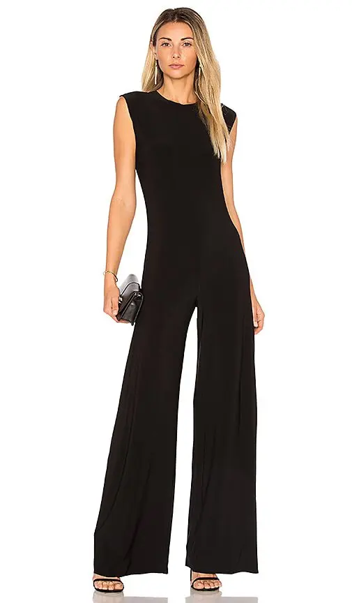 Norma Kamali X Lifestyle Sleeveless Jumpsuit - Black
