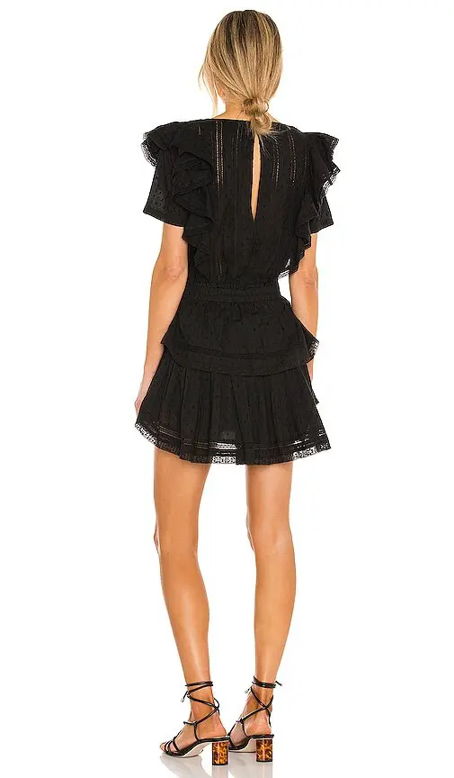 LoveShackFancy Natasha Dress - Black