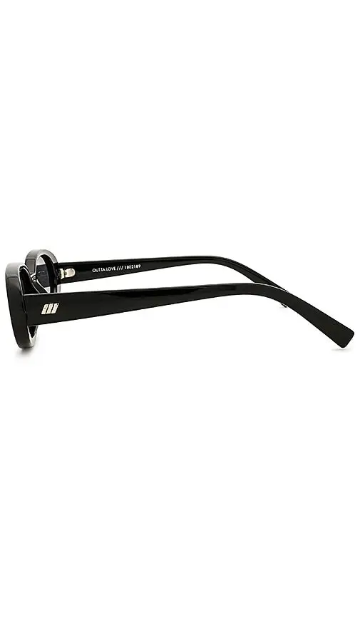 Le Specs Outta Love Sunglasses - Black