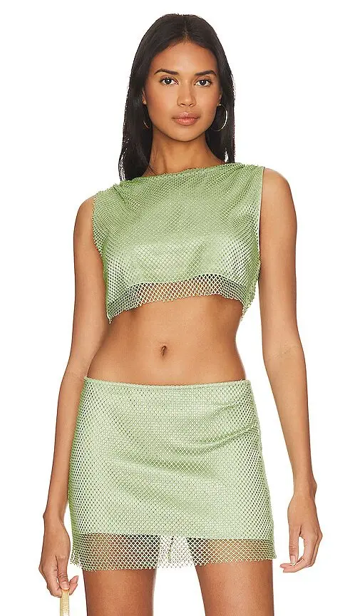 CAMILA COELHO Tropez Crop Top