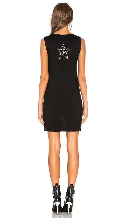 Lauren Moshi Deanna Sleeveless Dress With Graphic