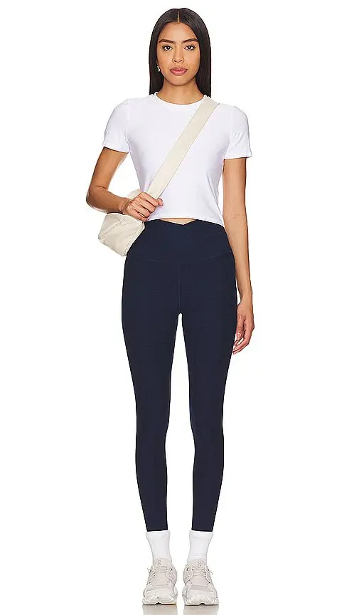 Beyond Yoga Spacedye At Your Leisure Midi Legging In . Also - Navy
