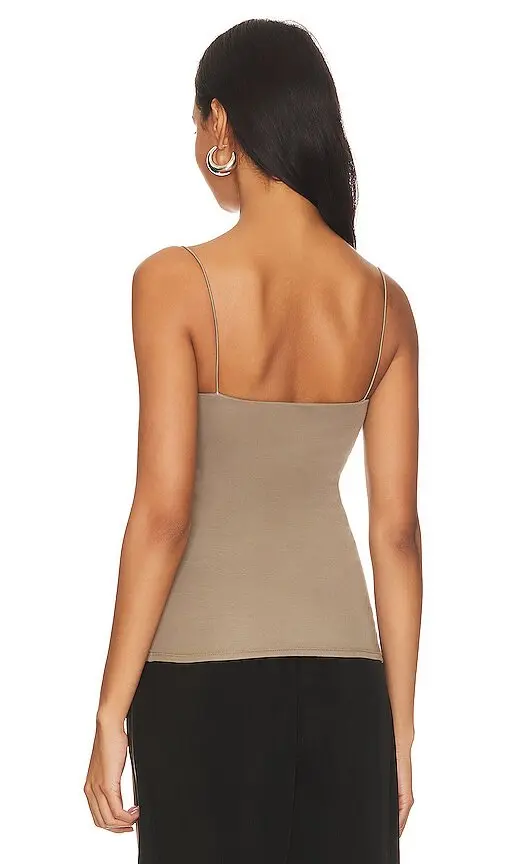 Enza Costa Essential Strappy Tank - Beige