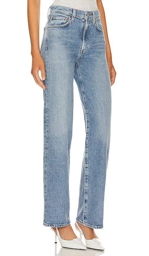 AGOLDE Harper Mid Rise Relaxed Straight Jeans
